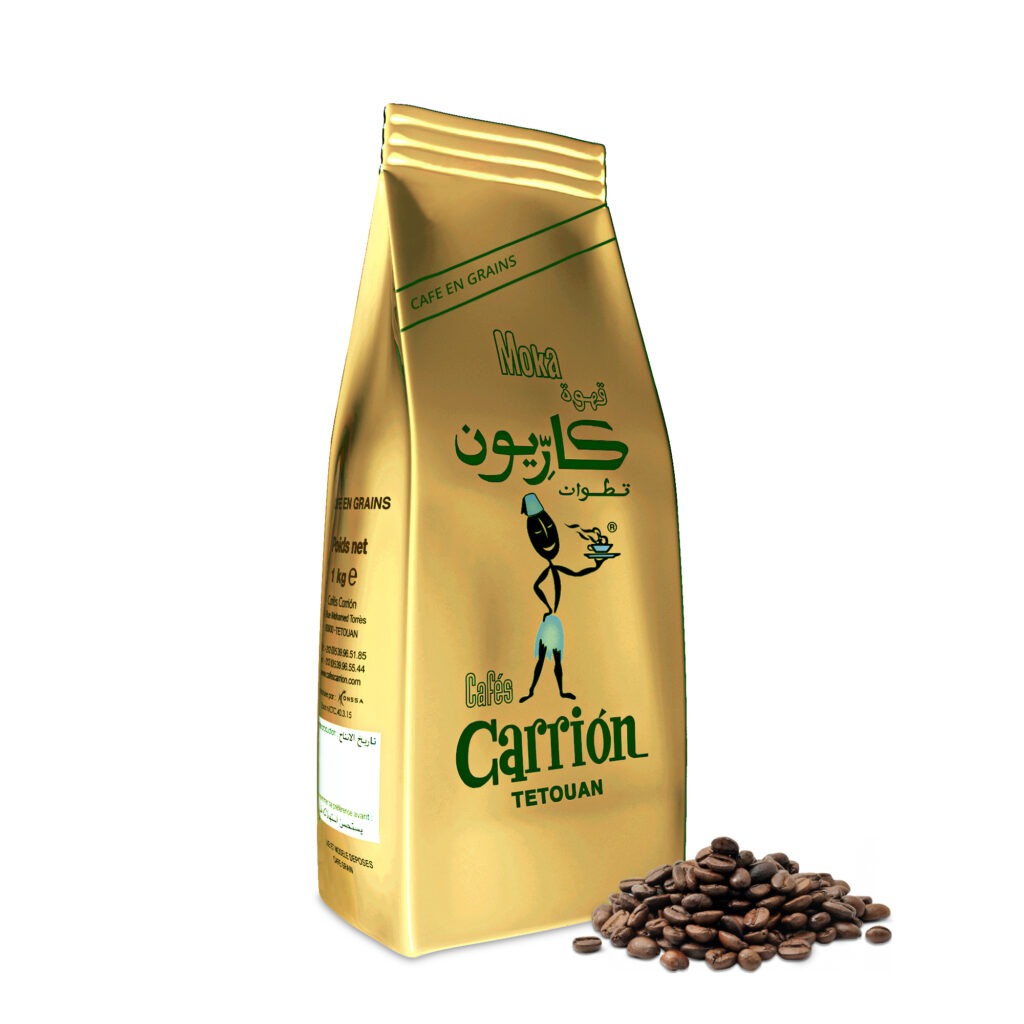 Café Moka en grains | Meilleur arôme de café fins | Cafés carrion